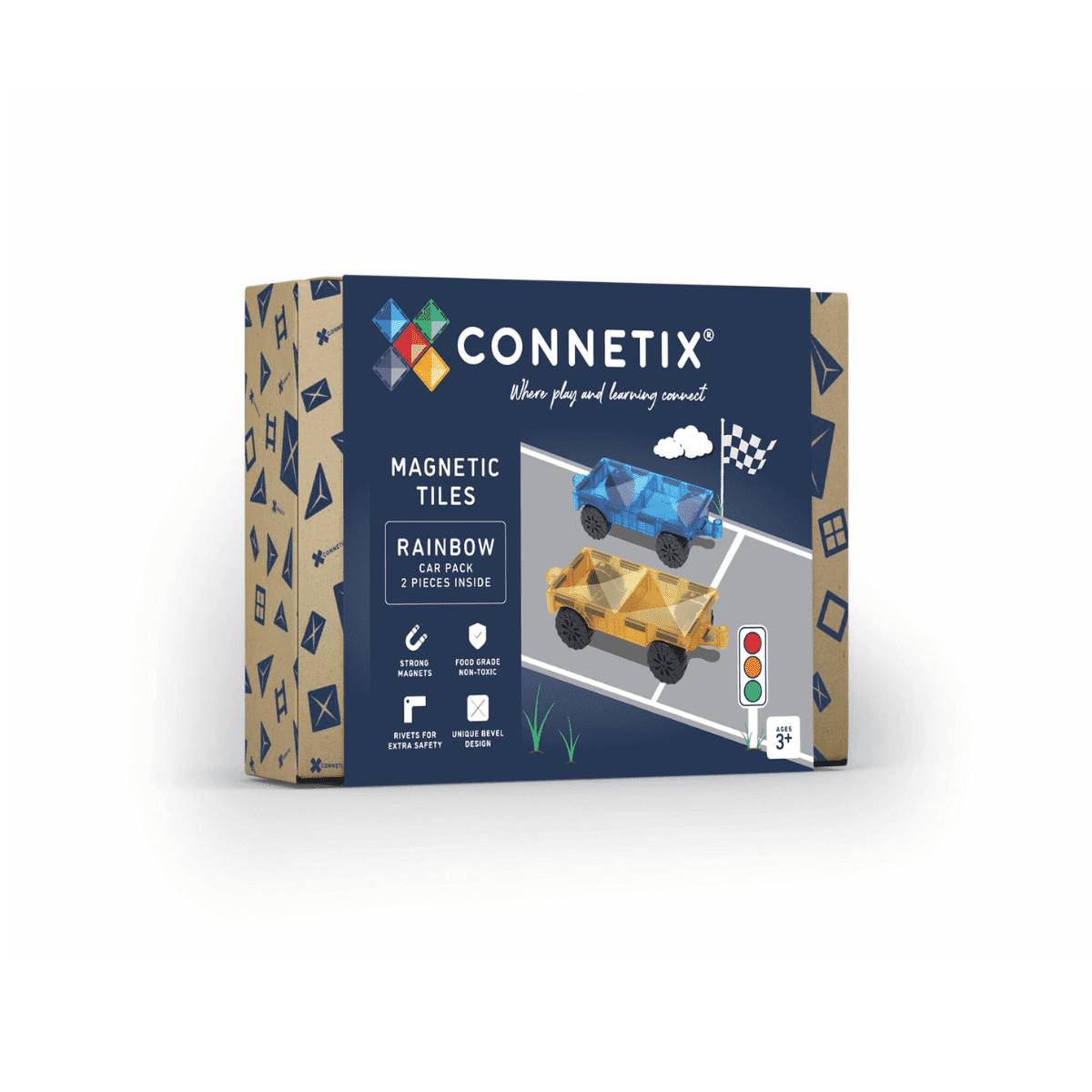 Connetix - Rainbow Car Pack 2 pc – MetaLife