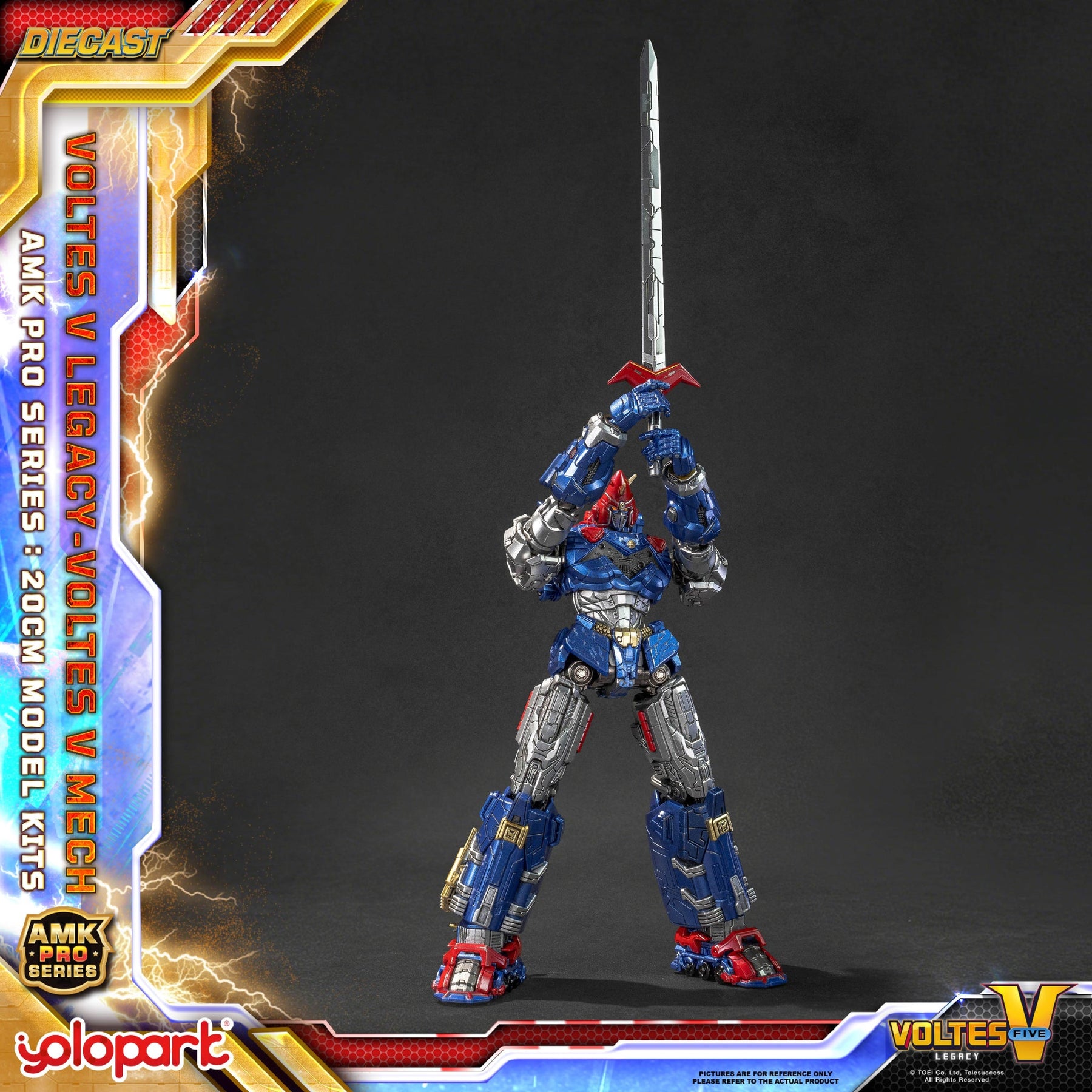 YOLOPARK - Voltes V Legacy AMK PRO Series Voltes V Mech Model Kits [PR ...