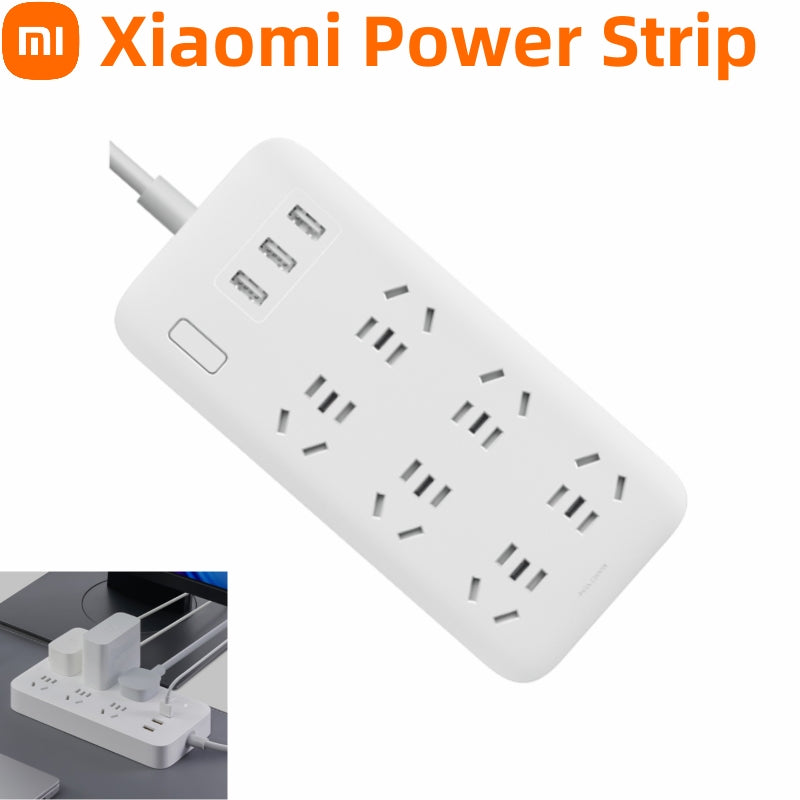 Xiaomi Mijia Power Board With 3 USB Switch Plug – MetaLife
