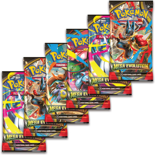 Pokemon TCG - Mega Evolution Booster Bundle(6 Packs) – MetaLife