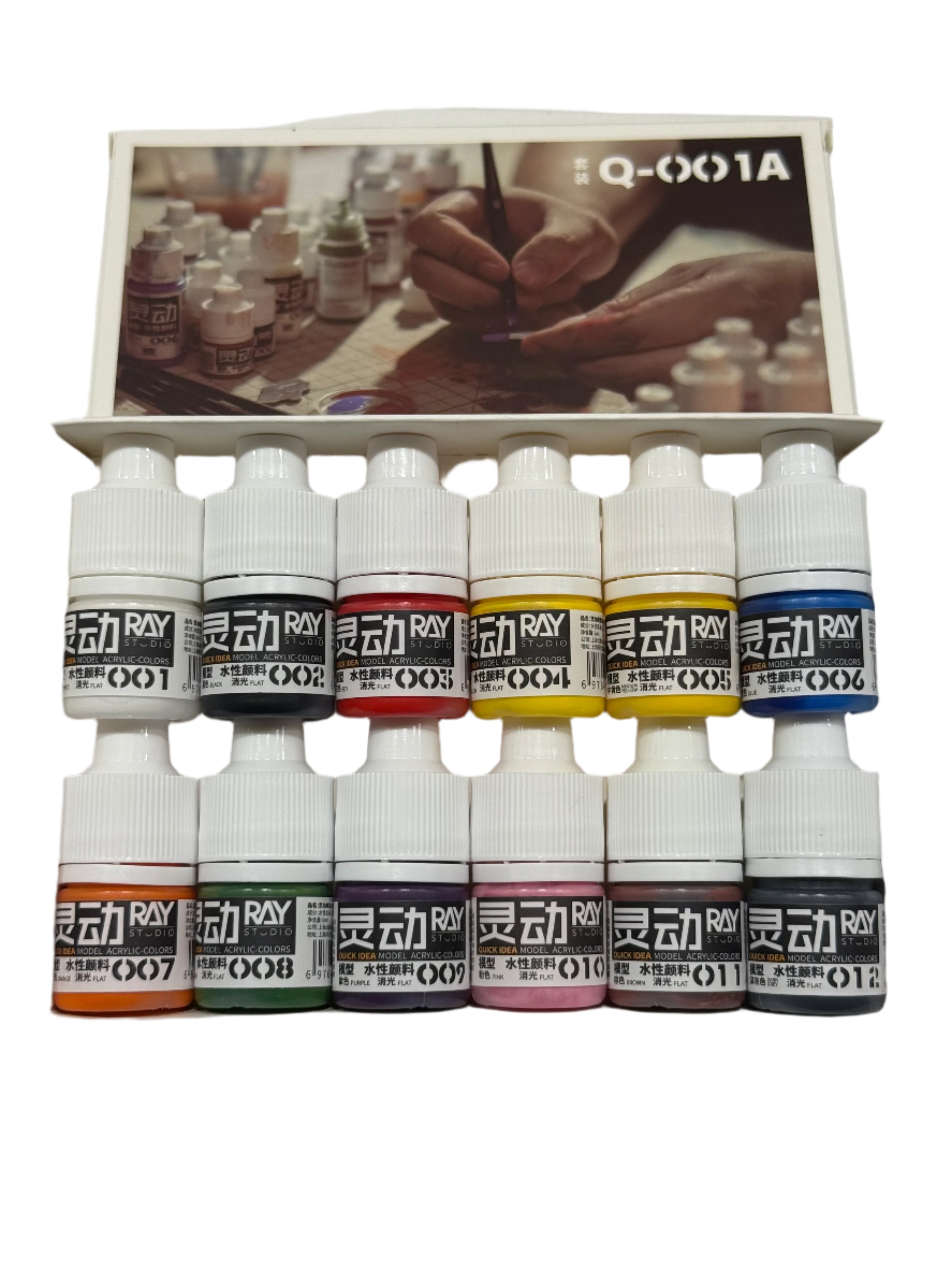 Ray Studio Water Based Acrylic-Colors Model Paint – MetaLife
